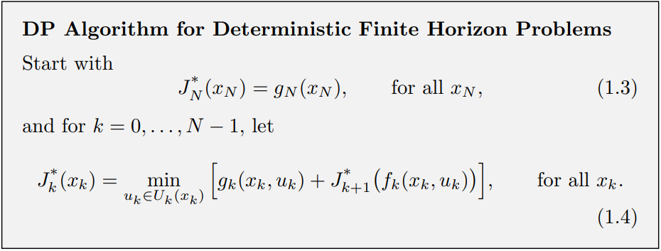 [RL공부] 1. Exact Dynamic Programming (Reinforcement Learning and Optimal Control - Bertsekas, MIT)