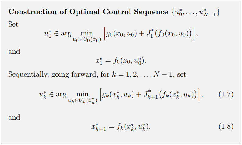 [RL공부] 1. Exact Dynamic Programming (Reinforcement Learning and Optimal Control - Bertsekas, MIT)